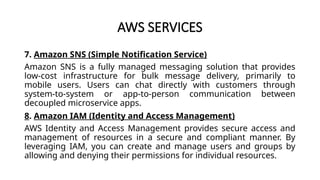 Components of AWS infrastructure and AWS Services.pptx