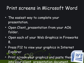 Unit21 AO6 | PPT | Web Design and HTML | Internet