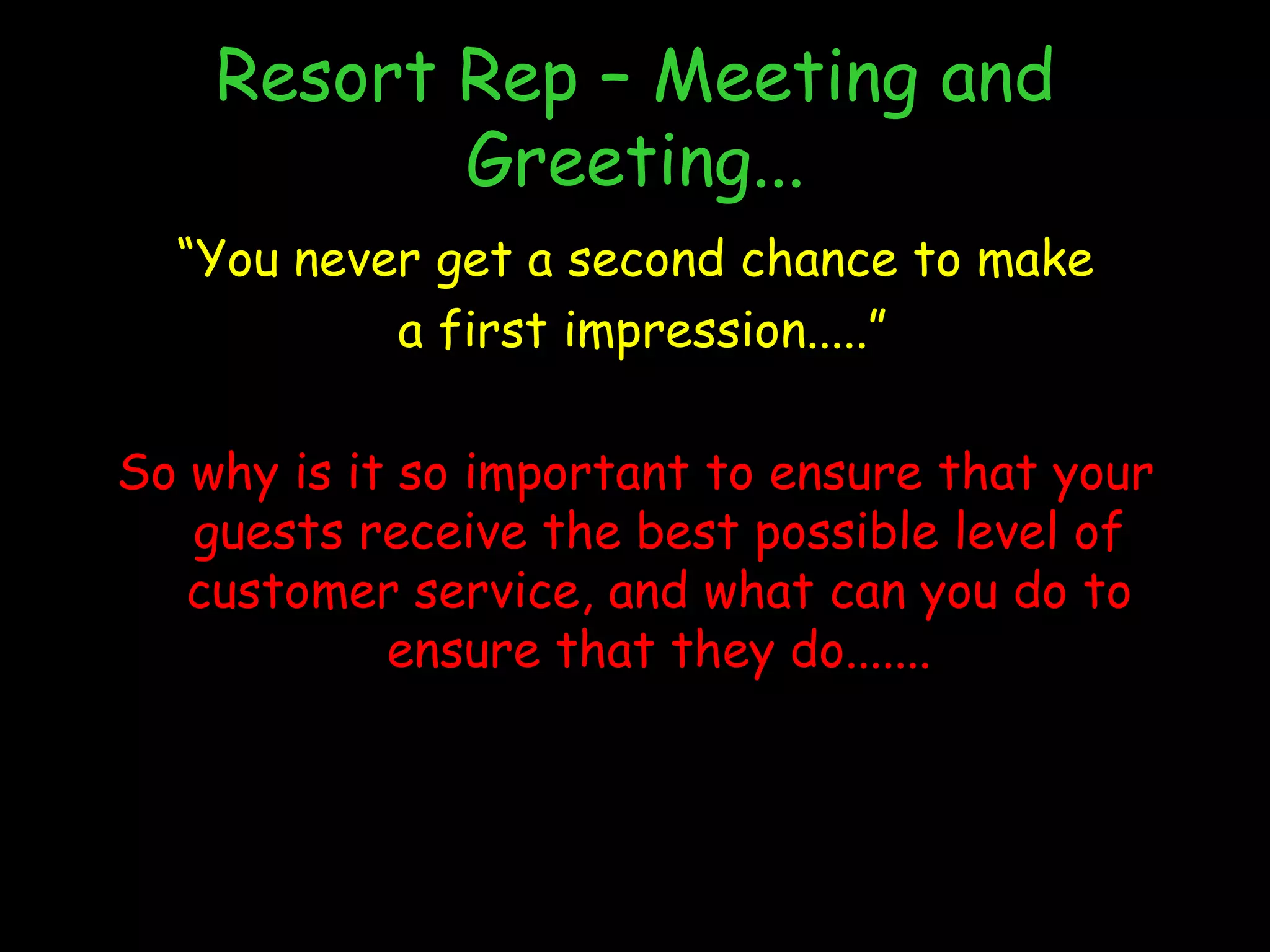 Unit 214 resort reps | PPTX