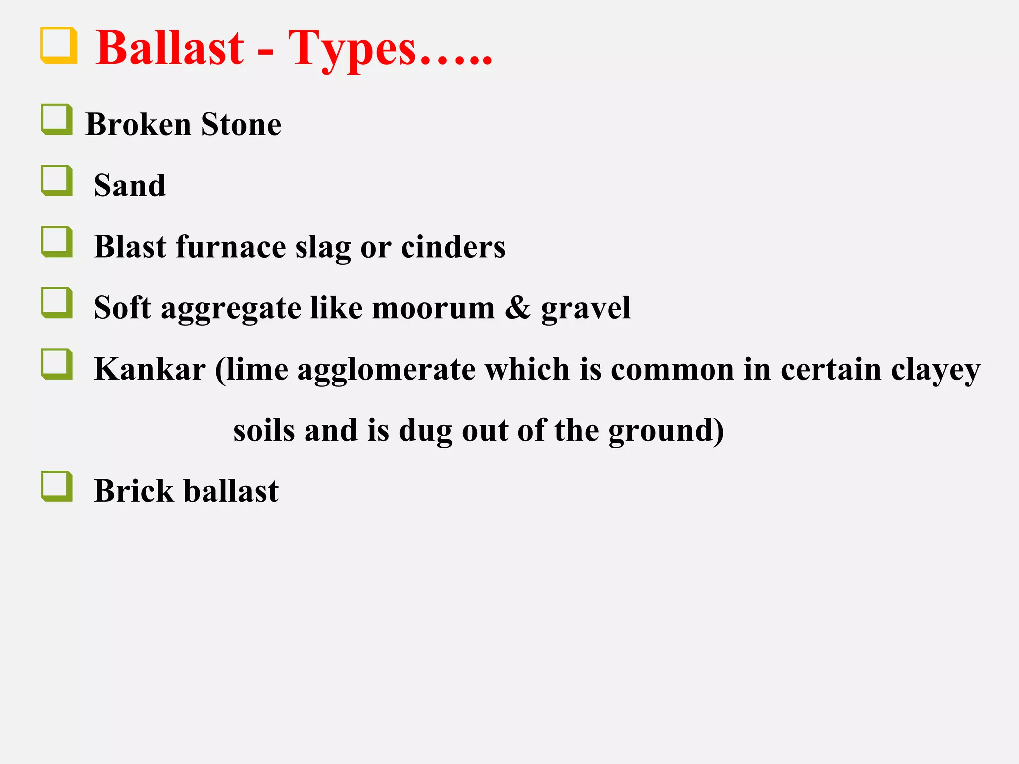 Sleepers and Ballast | PPTX