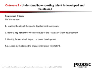 Unit 219 talent identification in sport | PPTX