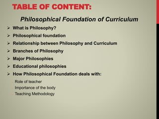 foundation of Education | PPTX