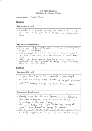 Unit 22 script feedback | PDF