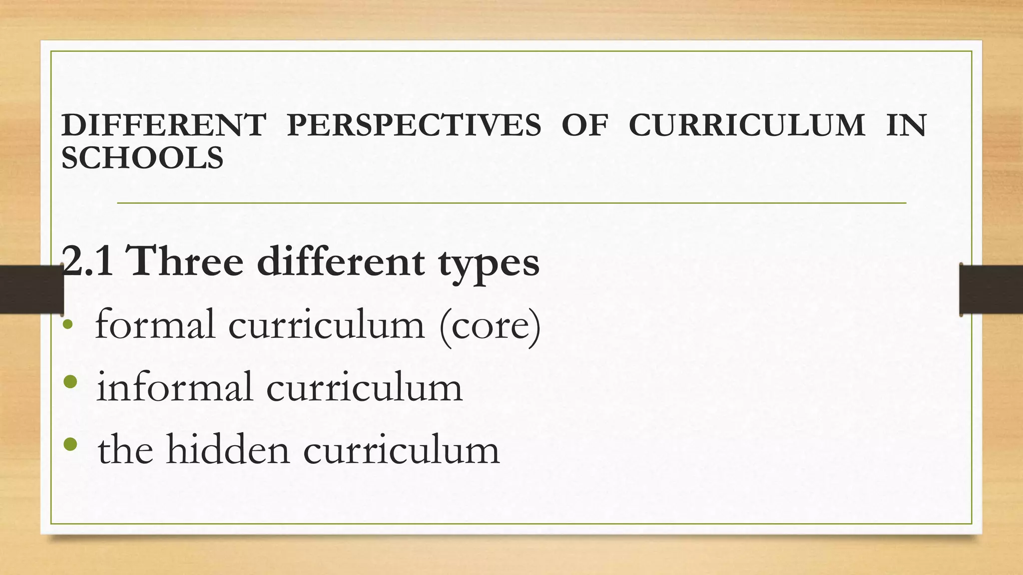 Types OF curriculum | PPTX