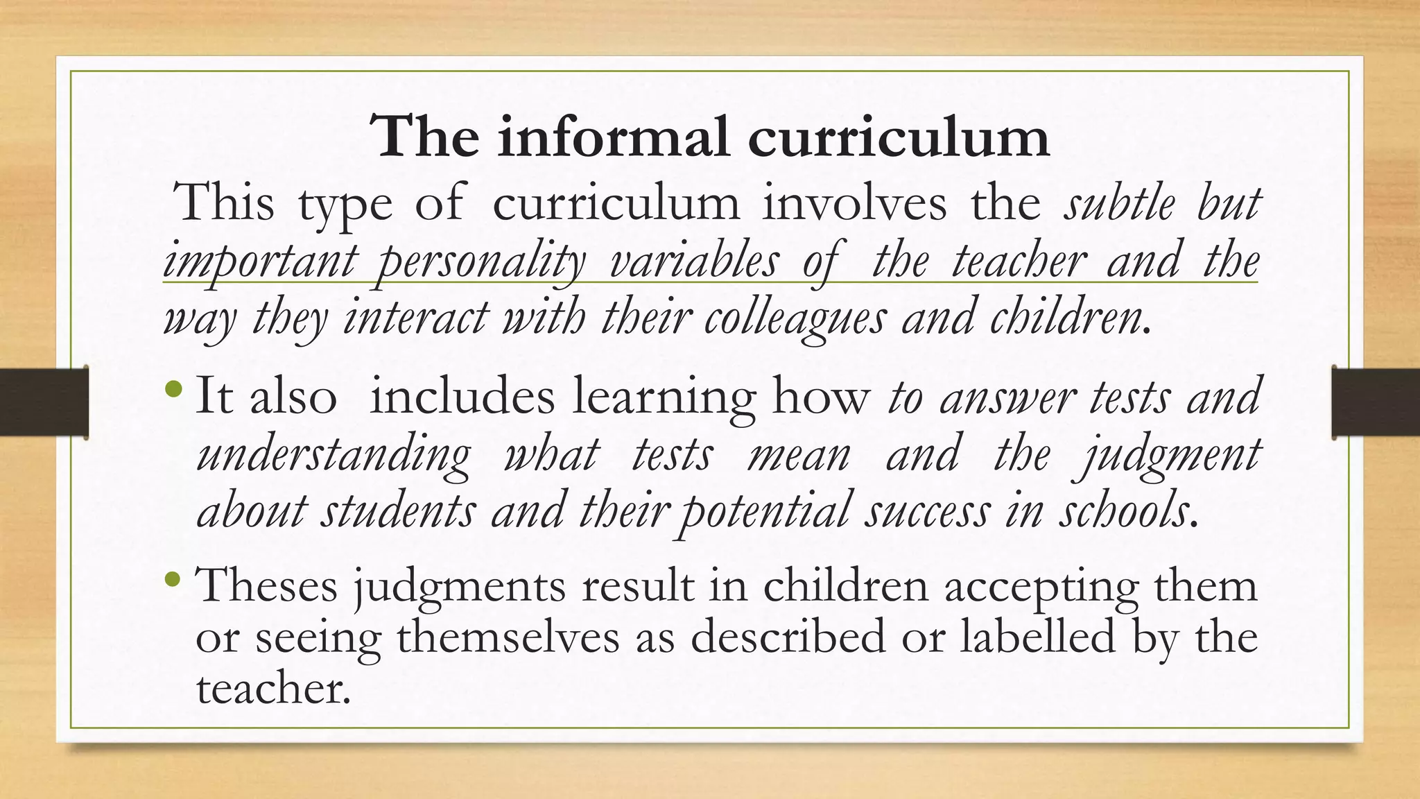 Types OF curriculum | PPTX