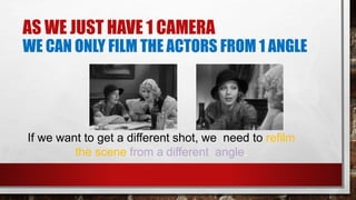 BTEC Media L3 Unit 22 Single Camera Productions LO1 - 2.singlecam vs multicam | PPT