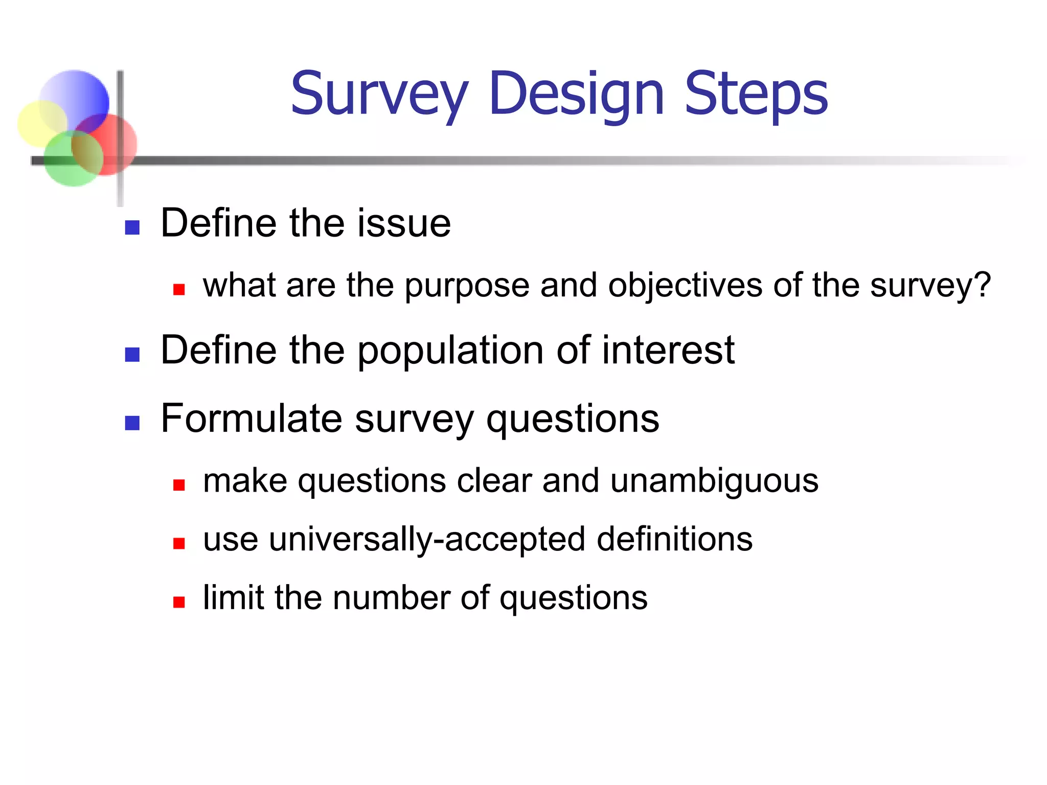 Data Collection, Sampling, Measurement Concept, Questionnaire Designing ...