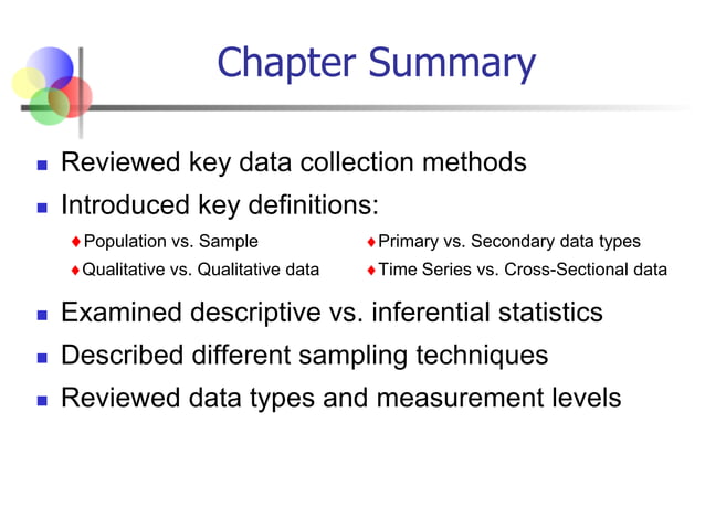 Data Collection, Sampling, Measurement Concept, Questionnaire Designing-Types | PPT