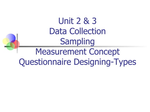 Data Collection Methods Sampling Techniques And Statistics Guide Ppt