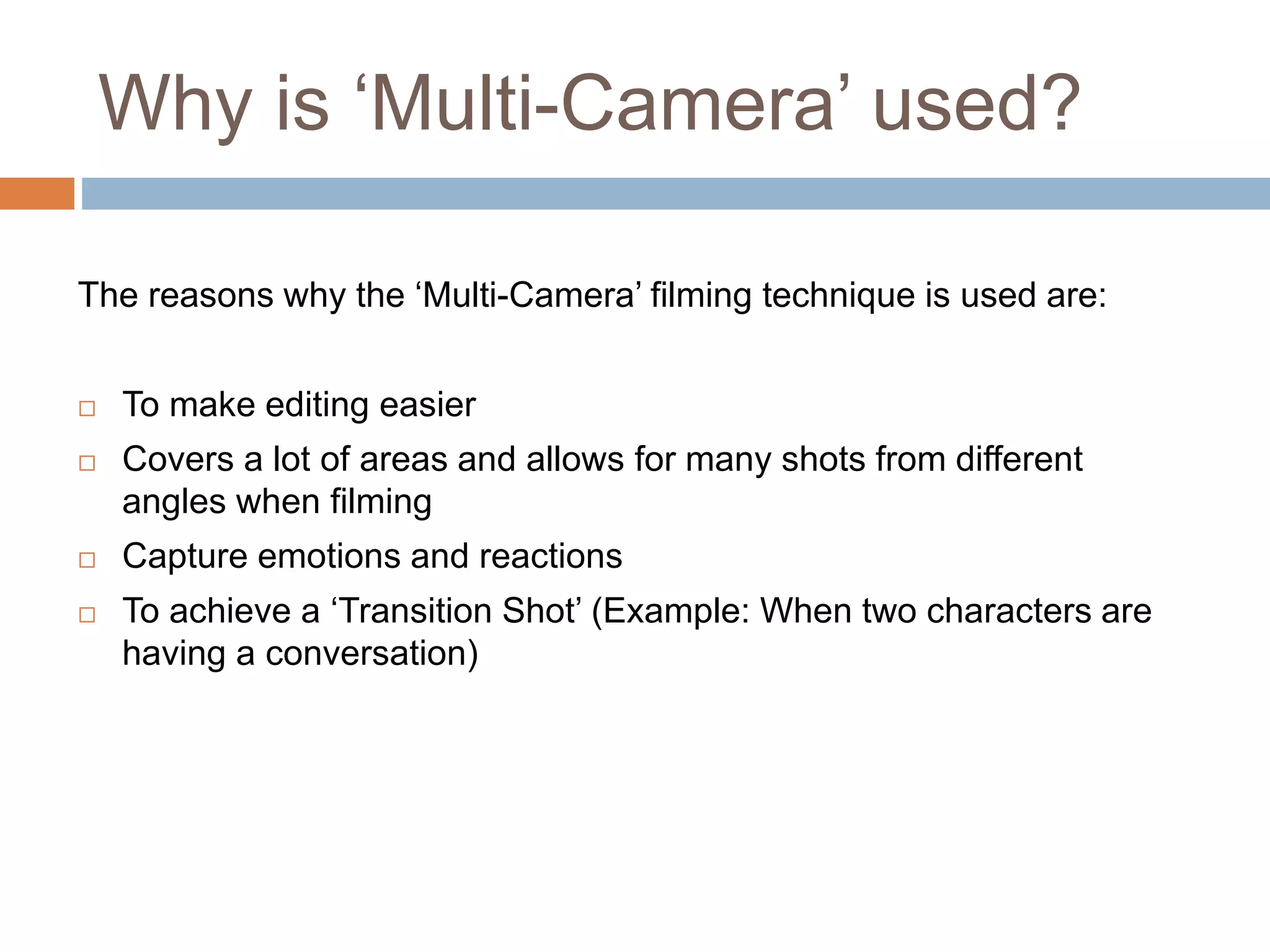 Unit 23 multi-camera p | PPT