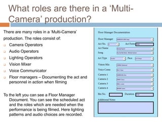 Unit 23 multi-camera p | PPT