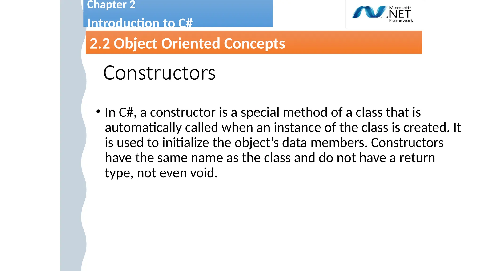 Unit2 4 Pptx Object Oriented Concepts Ppt