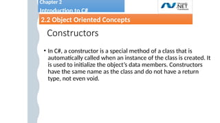 Unit2_4.pptx Object Oriented Concepts . | PPT