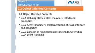 Unit2_4.pptx Object Oriented Concepts . | PPT