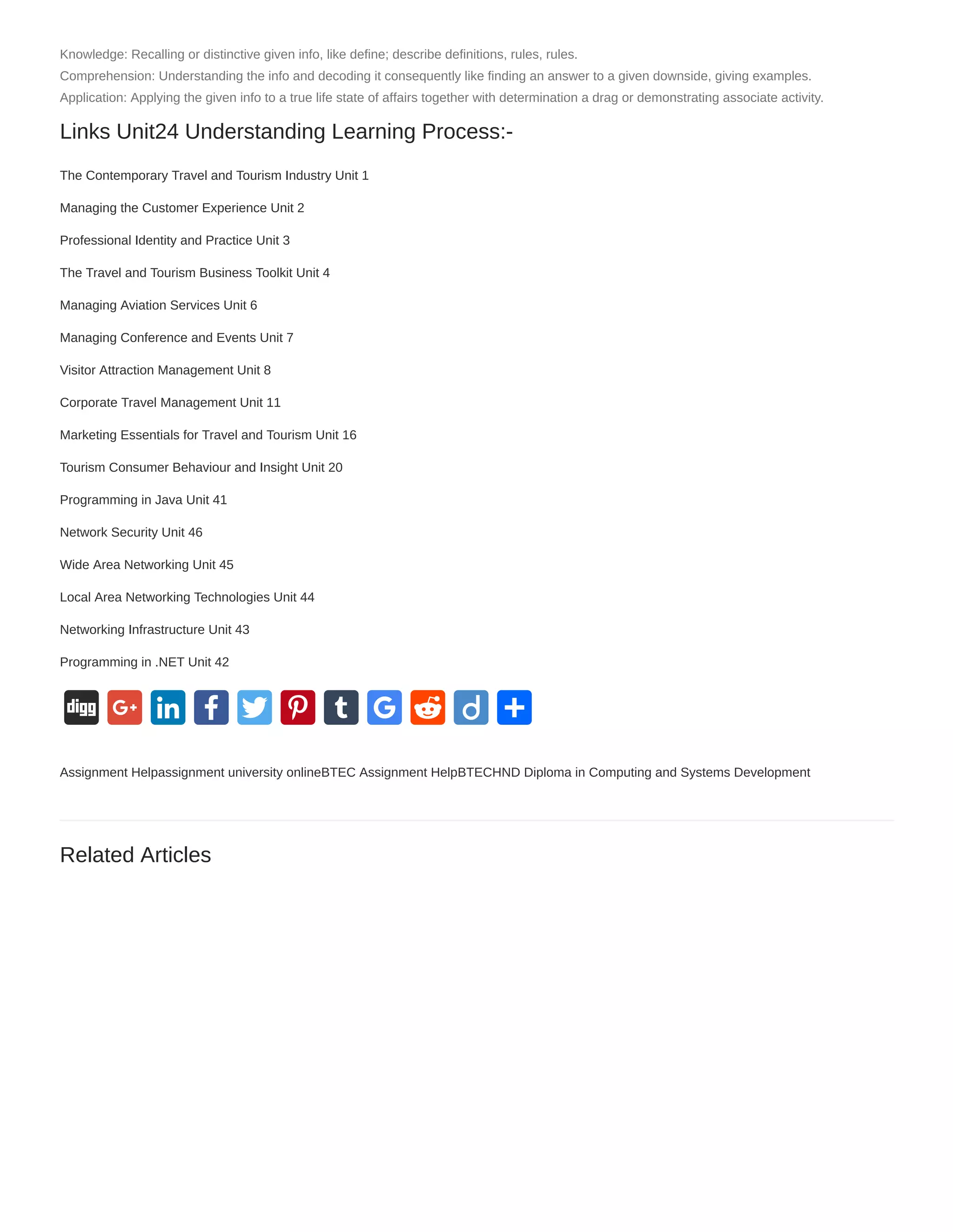 Unit24 understanding learning process | PDF