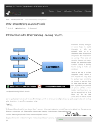 Unit24 understanding learning process | PDF