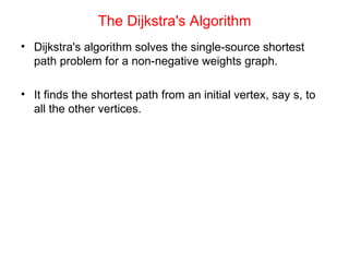 Unit26 shortest pathalgorithm | PPT