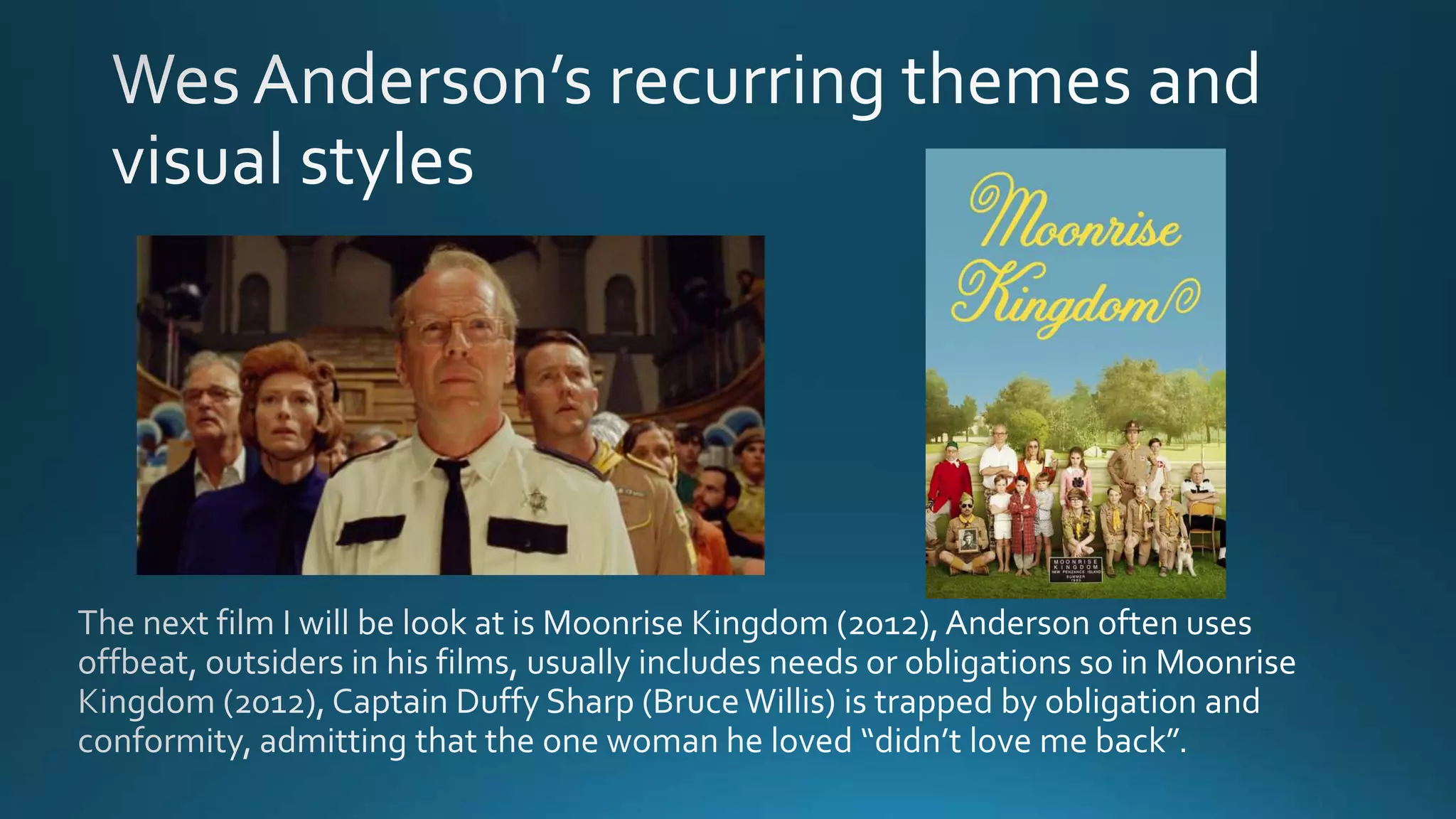 Unit 26 wes anderson | PPT