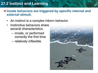 Unit 27 Behavioral Biology | PPT