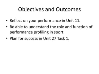 Unit 27 task 1 lesson plan and resource | PPTX