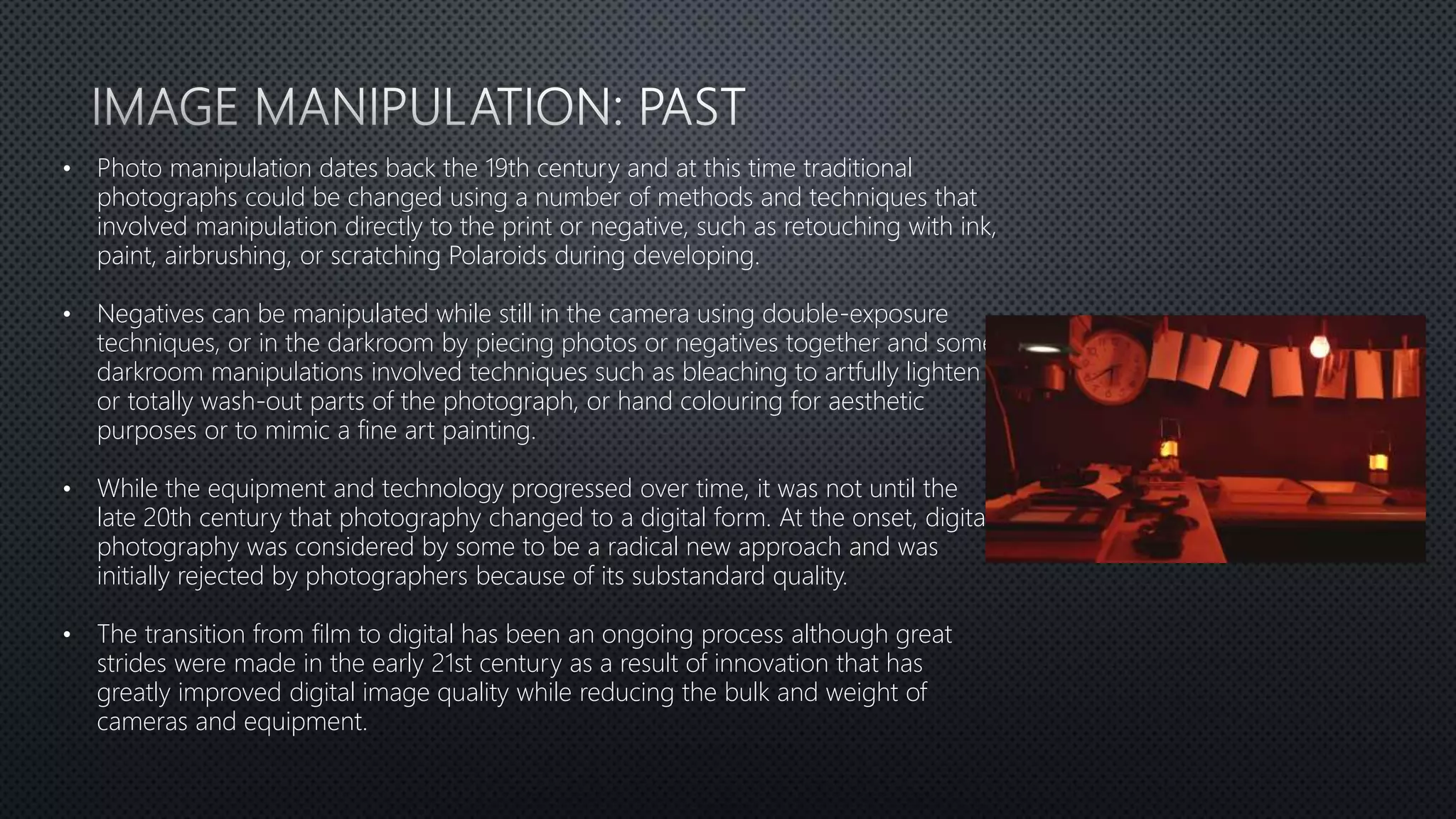 Learning Aim A Digital image manipulation techniques | PPT