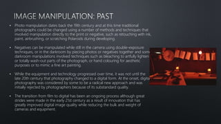 Learning Aim A Digital image manipulation techniques | PPT