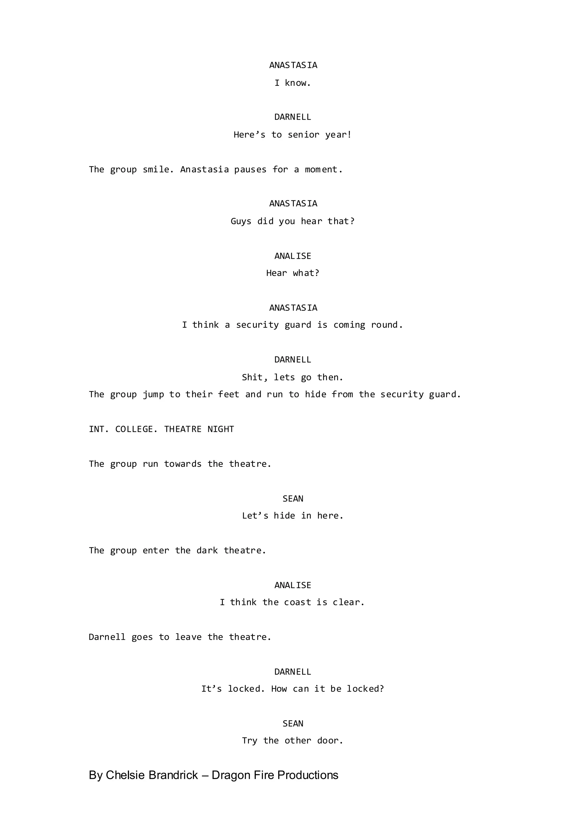 Unit 28 Trailer Script | PDF