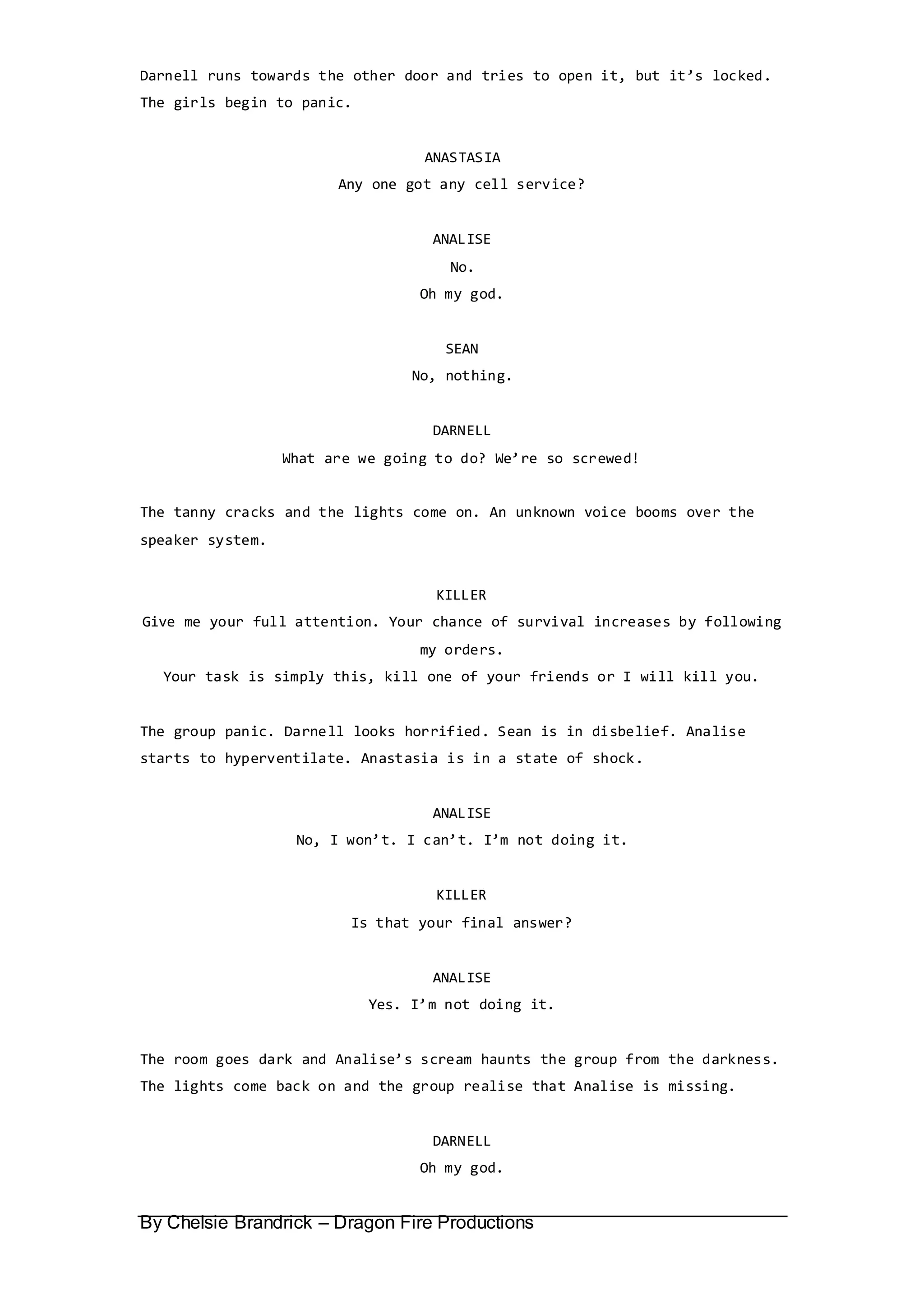 Unit 28 Trailer Script | DOCX