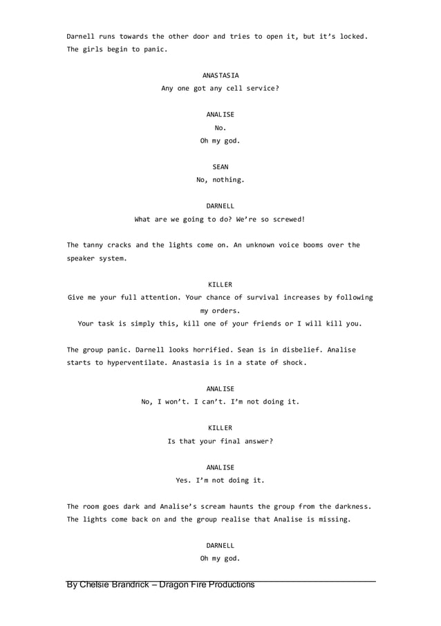 Unit 28 Trailer Script | DOCX