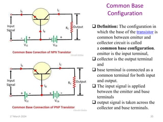 Transistor, MOSFET and Operational Amplr | PPT