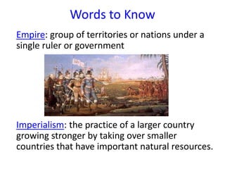 Unit2a colonialization and exploration ss6 h6b | PPTX