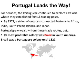 Unit2a colonialization and exploration ss6 h6b | PPTX