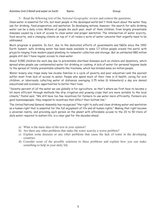 Unit 2 activities | PDF