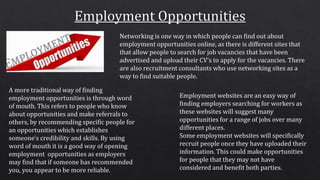 employment opportunities | PPTX