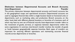 DEPARTMENTAL ACCOUNTS - ADVANCED FINANCIAL ACCOUNTING | PPTX