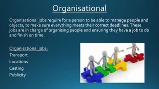 Unit 2 a job roles in the film industry | PPT