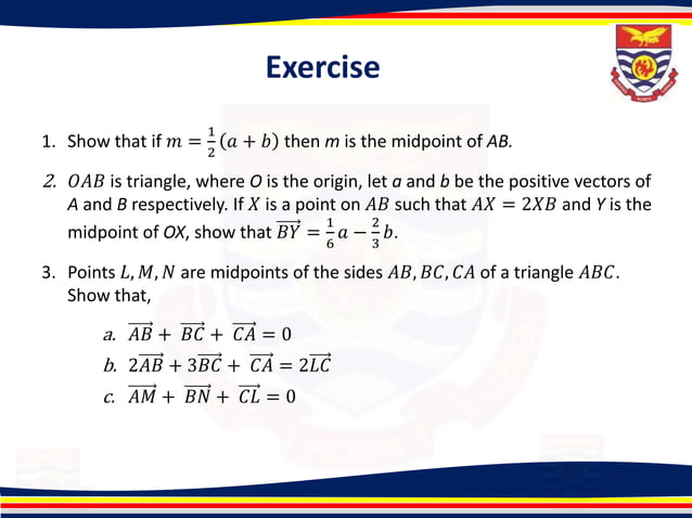 Unit 2 Algebra of Vectors.pptx