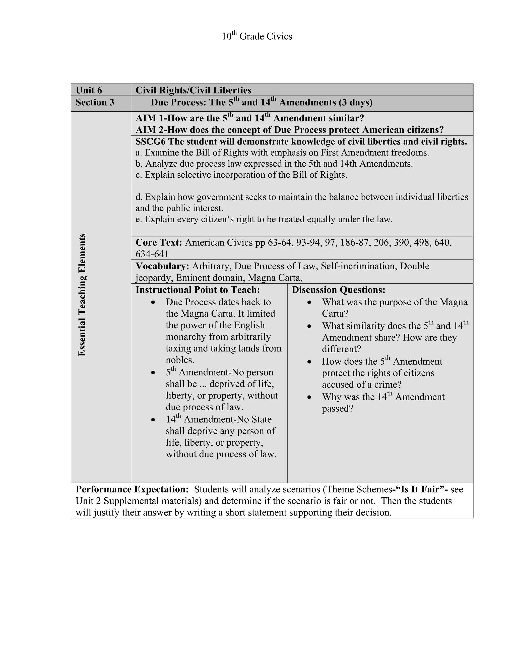 Unit 2 american government got rights | PDF | Civic affairs | Politics