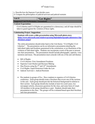 Unit 2 american government got rights | PDF