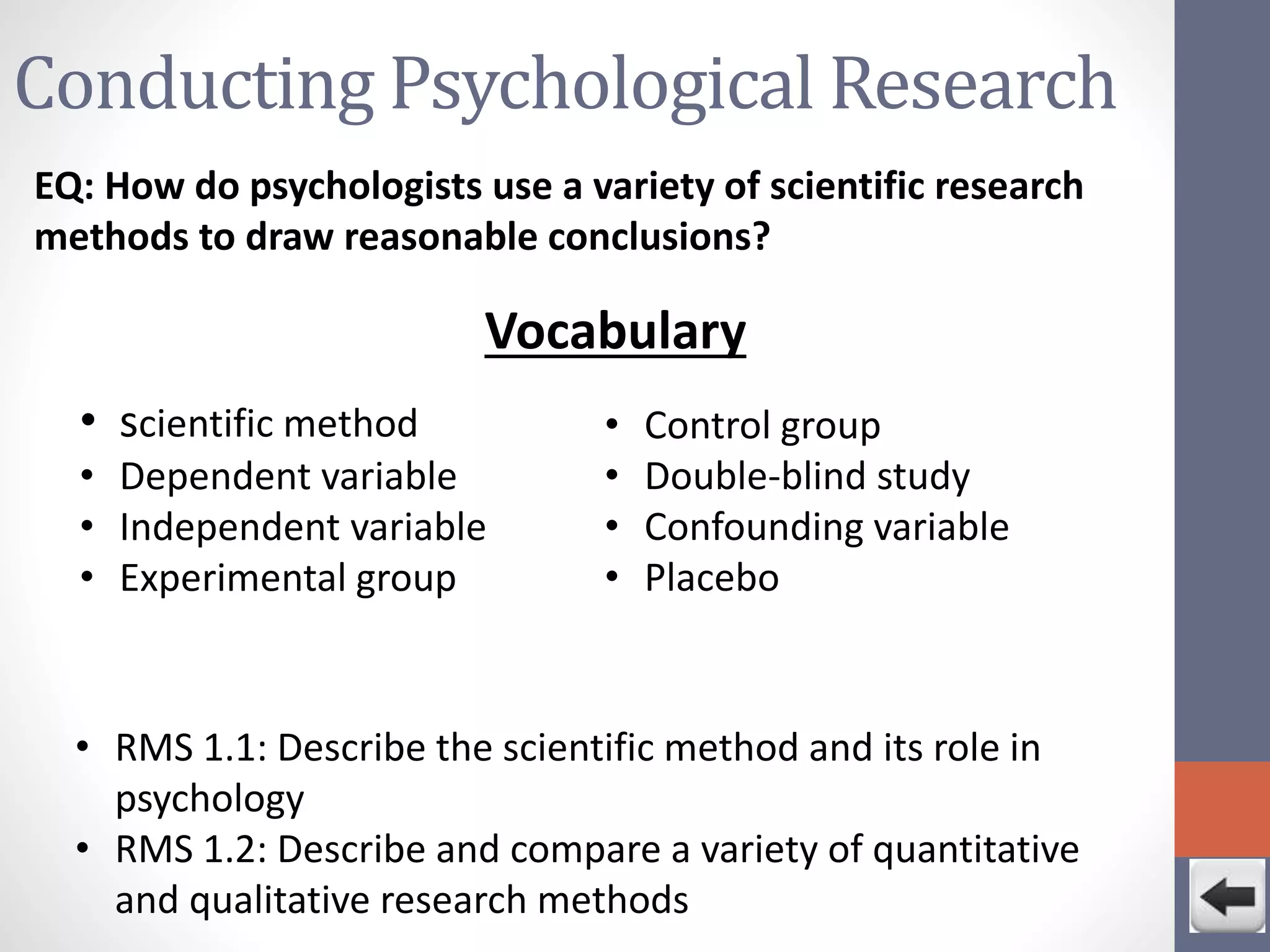 Unit 2 ap power point methods and statistics | PPTX