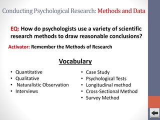 Unit 2 ap power point methods and statistics | PPT