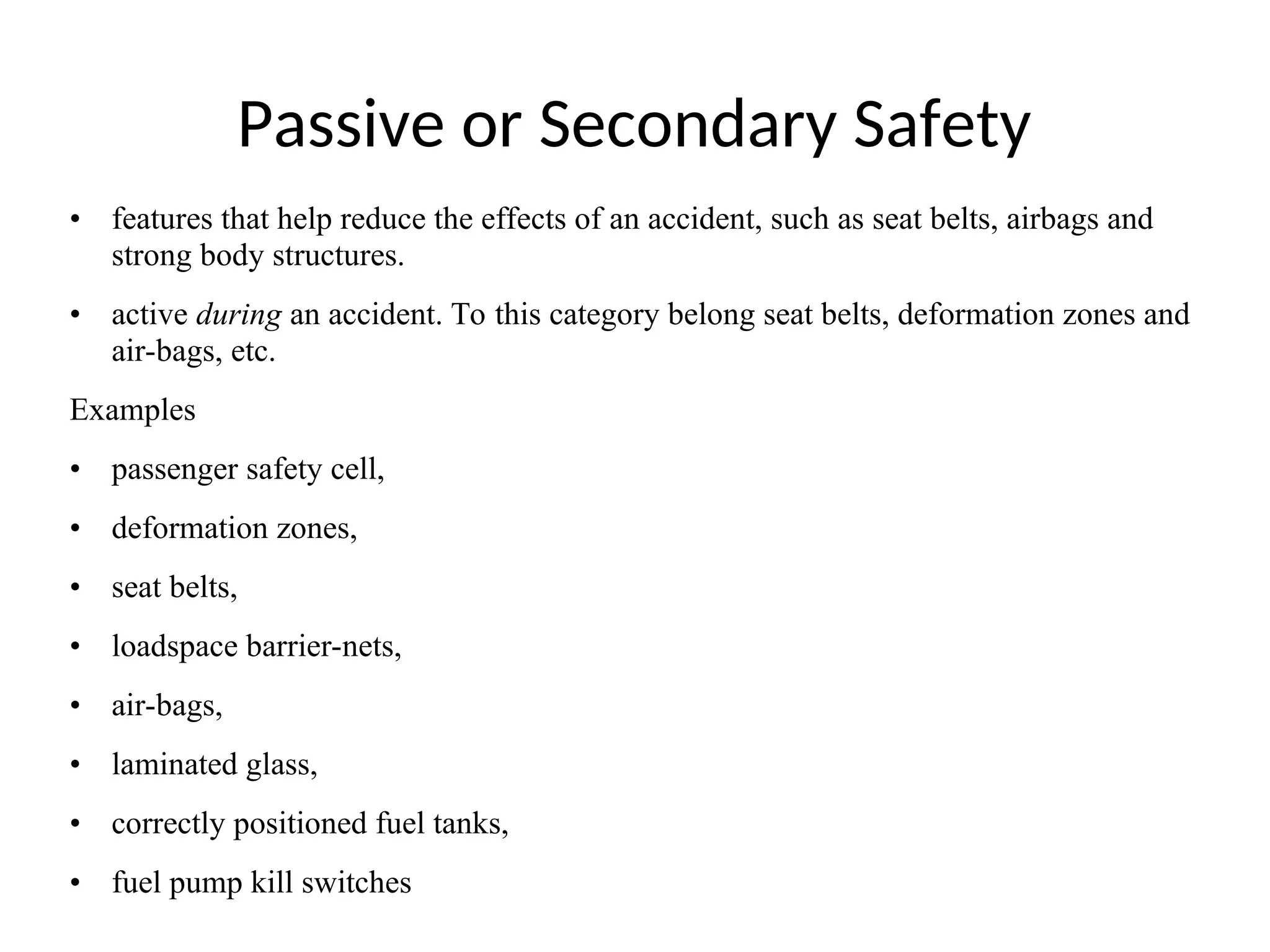 automotive safety in manufacturing processes | PPT