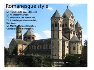 Unit 2b. romanesque style2019 | PPT