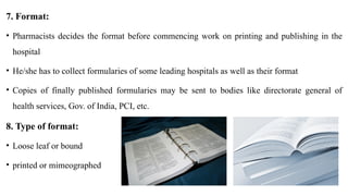 Unit 2b-Hospital Formulary & its preparation | PPTX