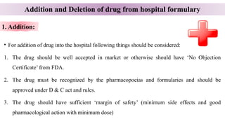 Unit 2b-Hospital Formulary & its preparation | PPTX