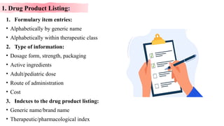 Unit 2b-Hospital Formulary & its preparation | PPTX