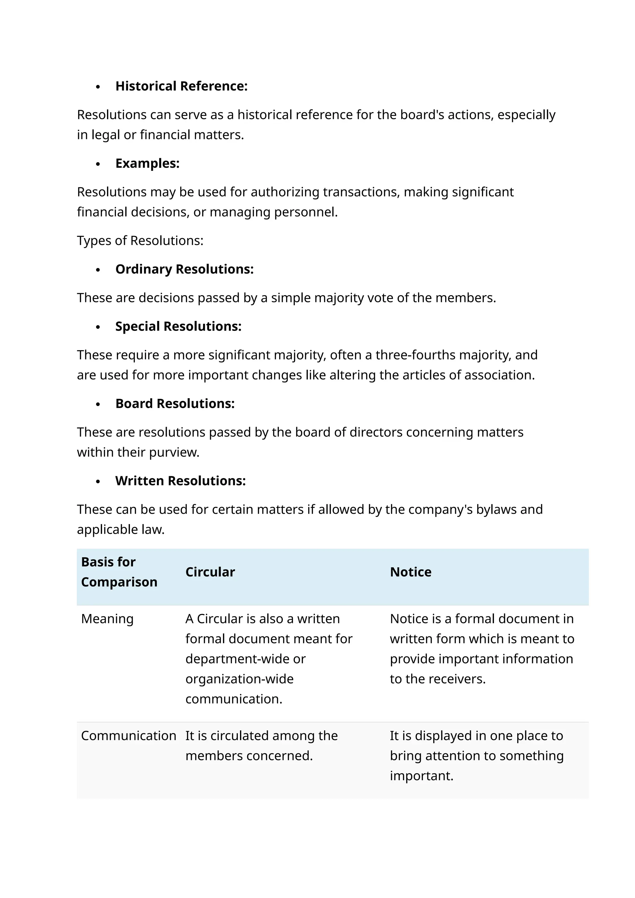 UNIT 2 BC.docx- cv - RESOLUTION -MINUTES-NOTICE - BUSINESS LETTER ...