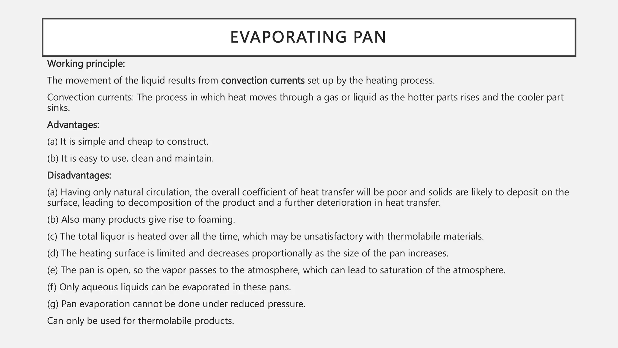 Objectives, applications and factors on evaporation | PPTX