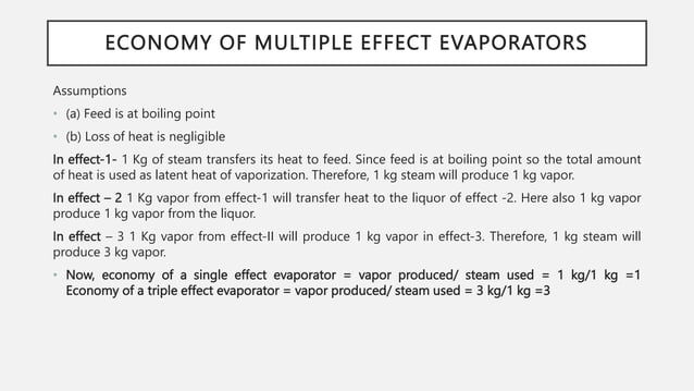 Objectives, applications and factors on evaporation | PPTX