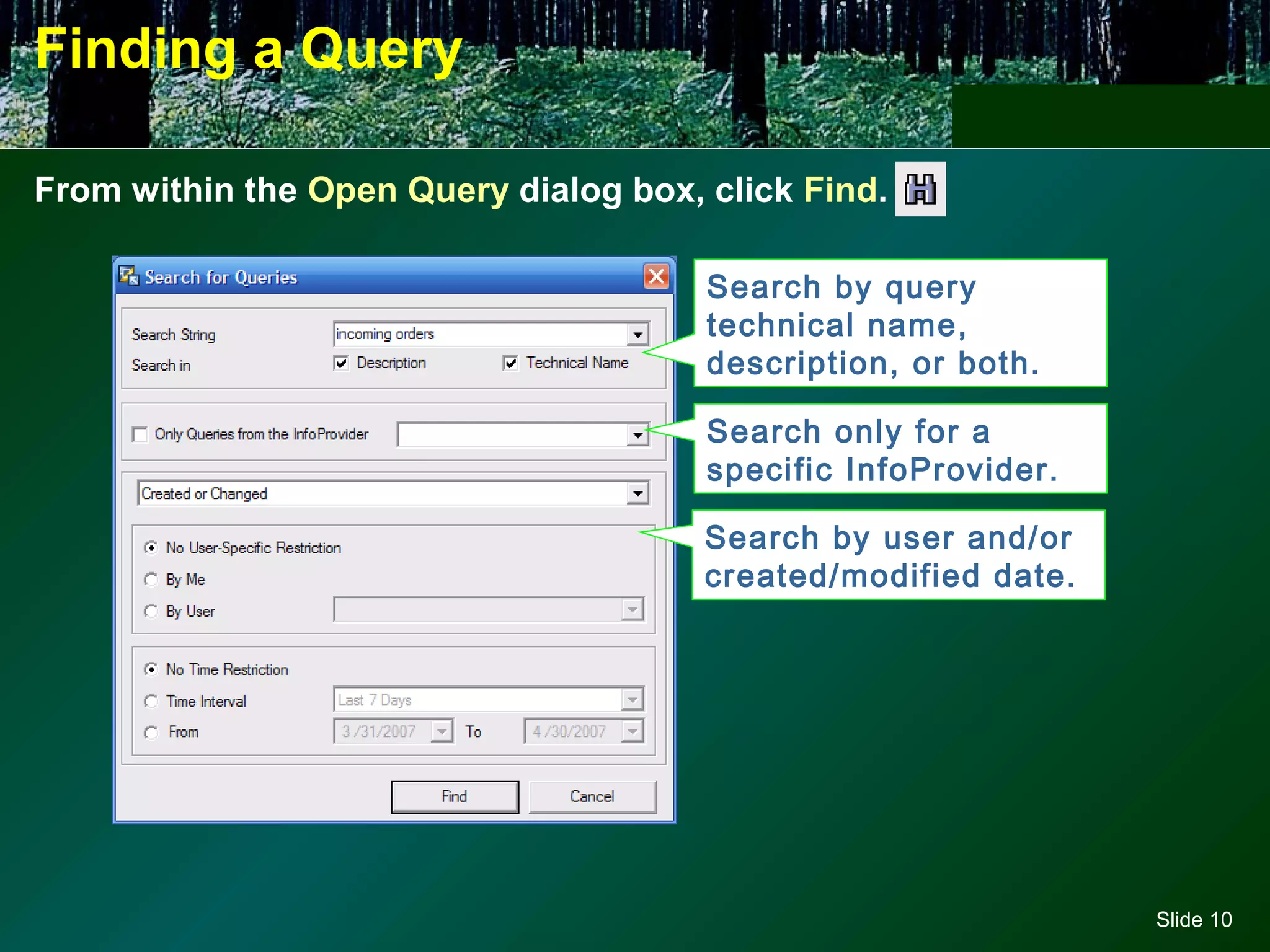 Unit 2 b_ex_query_designer | PPT | Search | Internet